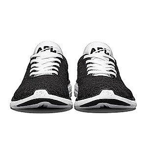 APL: Athletic Propulsion Labs Women's Techloom Phantom Sneakers, Black/White/White, 8