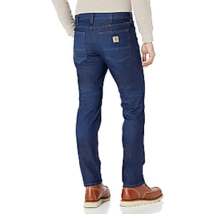 Carhartt Men's Force Straight Fit Low Rise 5-Pocket Jean, Everest, 36 x 32