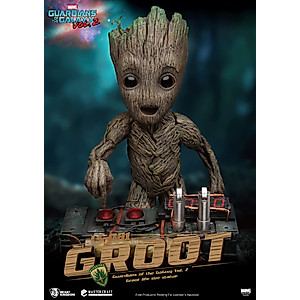 Beast Kingdom Guardians of The Galaxy Vol. 2: Groot LS-081 Life-Size Statue, Multicolor