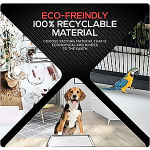 Packaging Paper (~ 5LB Bulk Pack) Size ~ 27" x 17" Unprinted Clean Newsprint Paper Sheets Ideal for Moving, Shipping, Box Filler, Wrapping and Protecting Fragile Items - Made in USA