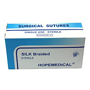 Keebomed-Hopemedical Veterinary Sutures Silk Braided Size 3/0