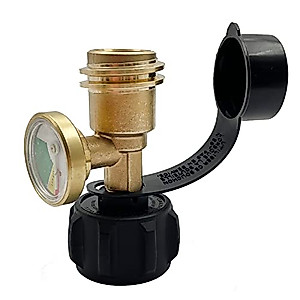 Propane Tank Gauge Level Indicator Pressure Meter Upgraded Propane Gas Leak Detector for Rv Camper Cylinder Heater