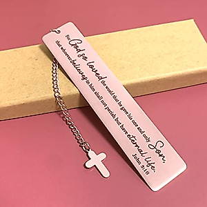 FoxForest Bible Bookmark, Christian Bookmarks for Kids, Bible Bookmarks for Kids, Bookmark for Bible, Bible Book Markers (God Gave His Son)