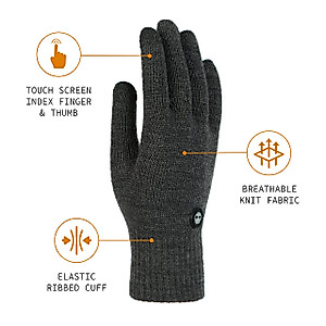 Timberland Men's Magic Glove With Touchscreen Technology, Wheat, One Size