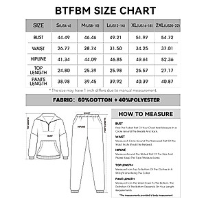 BTFBM Women 2 Piece Tracksuits Fall Winter 1/4 Zip Sweatshirt Jogger Pants Matching Lounge Sets Thick Sweatsuits Pockets(Solid Black, Large)