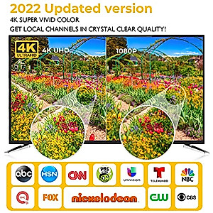 280 Miles Range TV Antenna，2023 Amplified Digital HD TV Antenna Indoor for Smart TV and All Older TV's -TV Antenna Indoor Outdoor with Signal Booster - 16ft HD Cable - Support 4K 1080p
