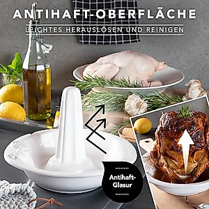 Römertopf 2 125 50 Chiko Brown Chicken Roaster White