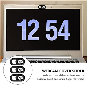 3pcs Camera Cover Computer Webcam Cover Webcam Cover Slider Cartoon Webcam Cover Computer Lens Cover Webcam Lid Webcam Slider Privacy Cover Privacy Lens Cover Webcam Lens Cover