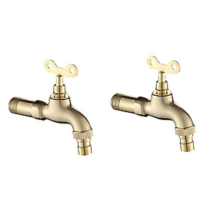 OSALADI 2pcs Water Tap Bathroom Tap Bathtub Faucets Kitchen Fauvet Water Filter Faucet Waterfalls Hammer Handle Replacement Nozzle Faucet Sink Faucet Taps Basin Inlet Valve