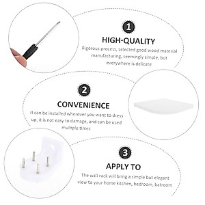 GETAJGHSD 3pcs Corner Shelf Decor Floating Corner Wall Shelves Pulgadas Shelving Wall Mount Home Corner Shelves 6x6 Hanging Wall Shelf Office Corner Organizer Wallshelv Rack White Wooden