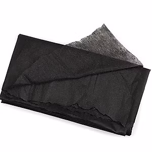 100cm Fusible Interfacing Non-Woven Polyester Interfacing Fabric Single-Sided Iron on Interfacing Black