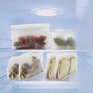 Gpurplebud Clear Toiletry Bags, PEVA Material Leakproof Zipper Bags, Security Approved Travel Makeup Cosmetic Bags for Women Men 6 Pack