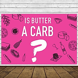 Is Butter A Carb? Hot Rose Pink Happy Birthday Banner Burn Book Theme Decorations Decor for Bridal Shower Wedding Night Out Hen Movie Bachelorette Party Girls Woman Birthday Party Favors Background