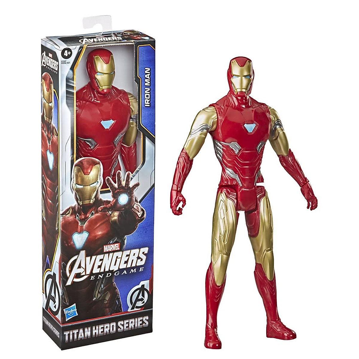 Avengers Marvel Titan Hero Series Collectible 12-Inch Iron Man Action Figure, Toy for Ages 4 and Up