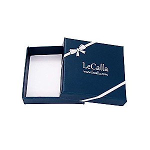 LeCalla Sterling Silver Jewelry Heart Filigree Cage Hoop Earrings for Women