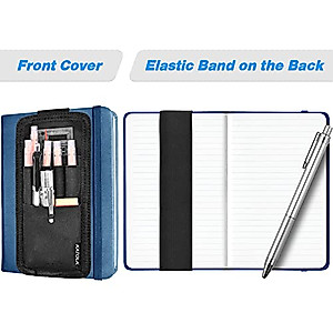 KATOLK Pen Holder for Notebook, Adjustable Elastic Band Pen Holder Pencil Holder Pen Clip for Notebook, Durable Planner Pen Holder, Journal Pen Holder, Pen Sleeve Case for Hard Cover Journals, Books