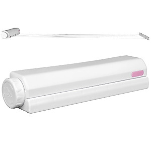 Gavigain Retractable Clothesline, 4 Line Clothes Line Retracting Outdoors Clothes Drying Line ANG Wet or Dry Laundry for Indoor and Outdoor Clothing Line/Laundry Line