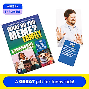 WHAT DO YOU MEME? Family Edition Expansion Pack #1 – Designed to be Added to The Core Family Party Game