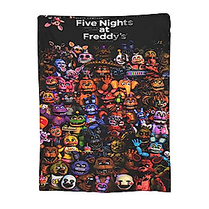 Ultra-Soft Micro Fleece Blanket Microfiber Throw Blankets for Couch Sofa Bed (60"X50")