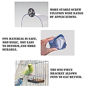 Pet Birds Feeder, Bird Cage Birds Feeding for Parrorts Budgie Cockatiel Lovebirds