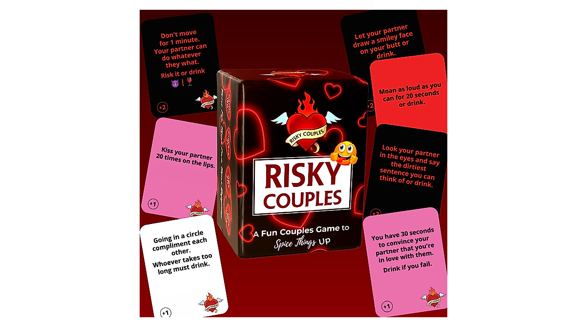RISKY COUPLES - Super Fun Couples Game for Date Night: 150 Spicy Dares ...
