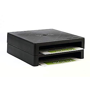 Vu Ryte Stackable 2 Inch Computer Monitor Riser Stand, VuRyser 2, Black, VUR 4855 (Single)