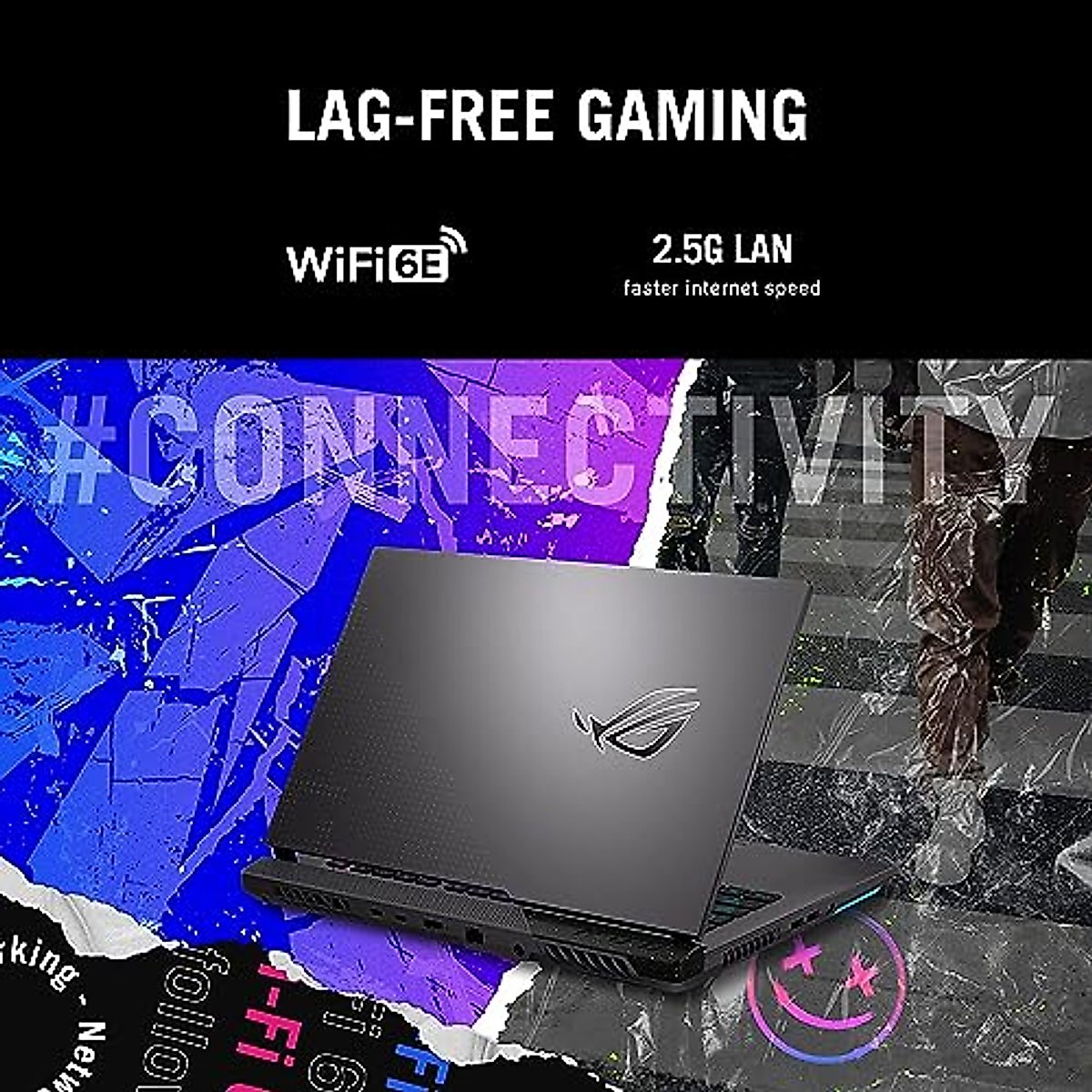 ASUS 2023 Newest ROG Strix G15 Gaming Laptop, 15.6" 2K 165Hz IPS Display, AMD Ryzen 7 6800H, NVIDIA GeForce RTX 3060, 32GB DDR5 RAM, 1TB SSD, Wi-Fi 6E, Bluetooth, Backlit Keyboard, Windows 11 Home
