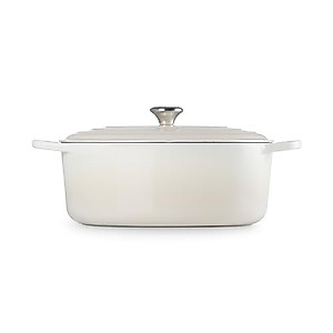 Le Creuset Enameled Cast Iron Signature Oval Dutch Oven, 9.5 qt., Meringue