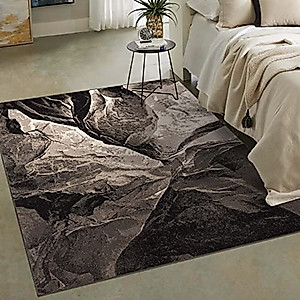 LUXE WEAVERS Lagos Collection 8050 Grey 8x10 Abstract Area Rug