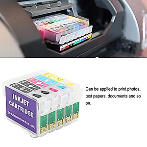 FTVOGUE 5PCS Ink Cartridge,Printing Accessory Desktop Photo Printers T1151 T1151 T1032 T1033 T1034 for Home
