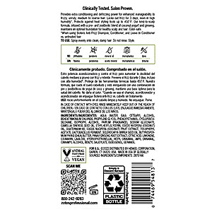 BIOTERA Anti Frizz Intense Smoothing Leave-in Conditioner | Extra Conditioning & Defrizzing | Frizzy or Unruly Hair | Vegan & Cruelty Free | Paraben Free | Color-Safe | 8 Fl Oz