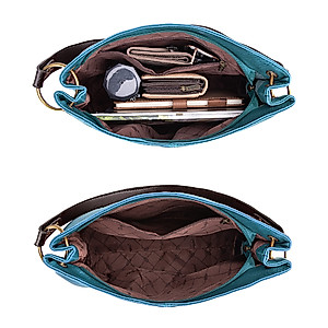 Wrangler Hobo Bags for Women Leather Hobo Purses Shoulder Bag Tote Bag Womens Purses and Handbags WG20-918TQ