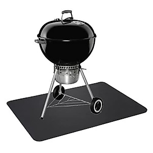 Mister Buddy Mat 42" x 30" - Under Grill and BBQ Mat - Deck and Patio Rubber Protective Grilling Pad - Double Sided for Outdoor and Indoor Use, Perfect for Charcoal, Gas Grills & Smokers