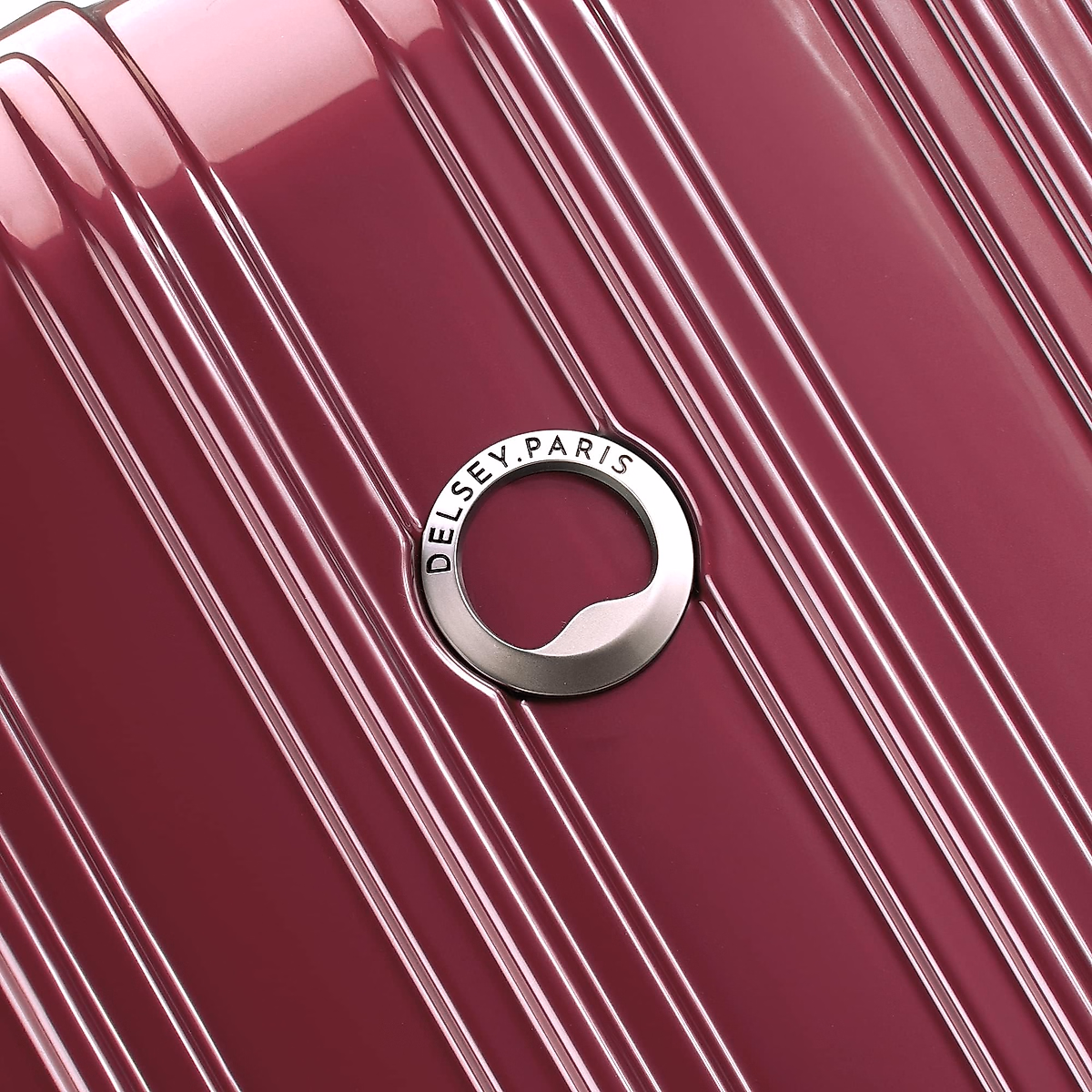 DELSEY PARIS Helium Aero Hardside Expandable Luggage with Spinner Wheels, Peony Pink, 2-Piece Set (21/25)