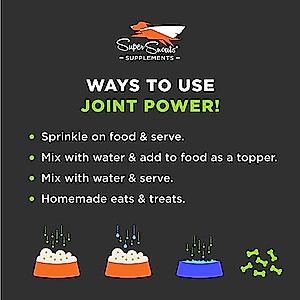 Super Snouts Joint Power 100% Green Lipped Mussels for Dogs & Cats - Dog Joint Supplement Powder Supports Joints, Tendons, Ligaments (5.29 oz)