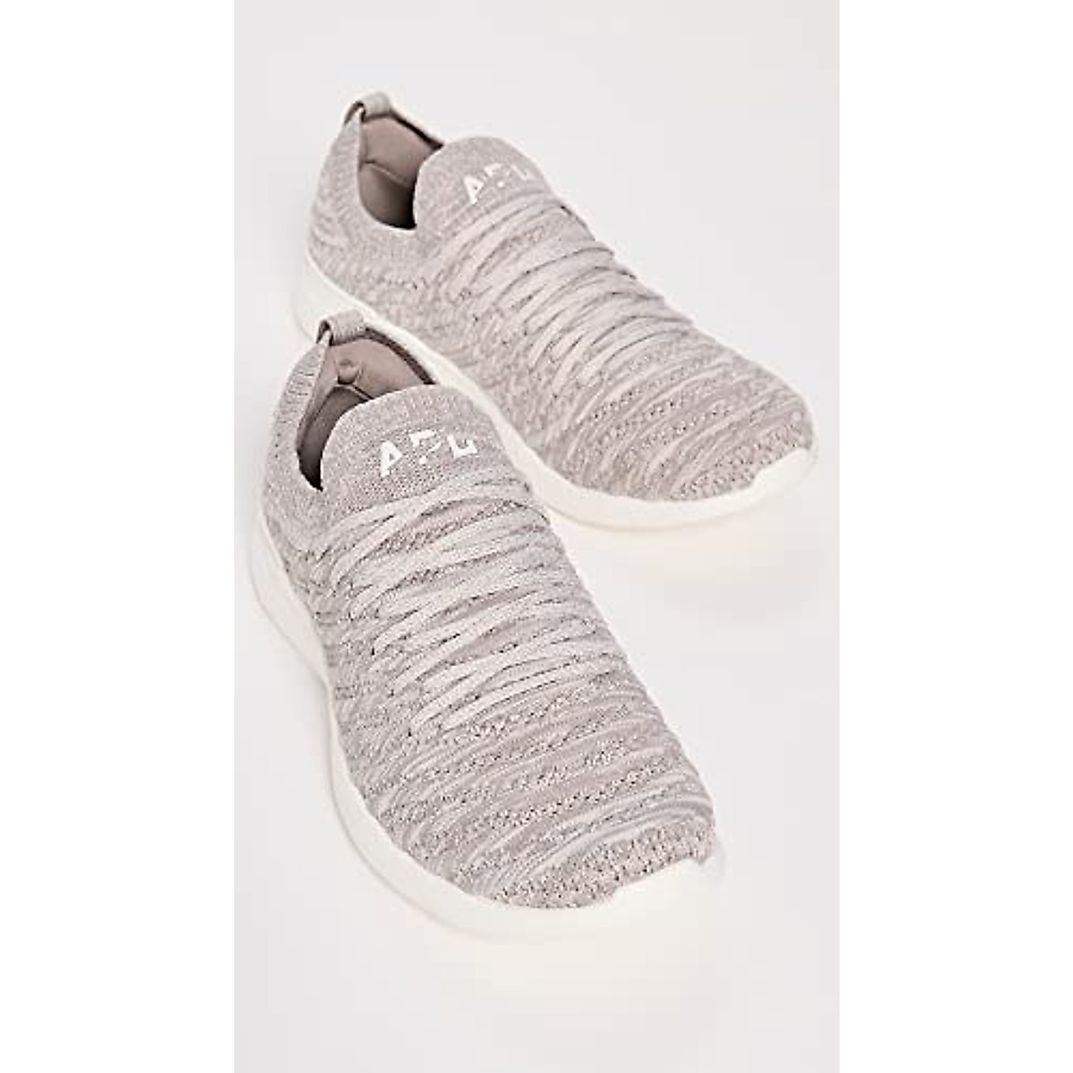 APL: Athletic Propulsion Labs Women's Techloom Wave Sneakers, Tundra/Ivory/Melange, Grey, Tan, 6 Medium US