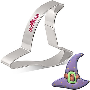 LILIAO Witch Hat Cookie Cutter for Halloween - 3.5 x 3.1 inches - Stainless Steel
