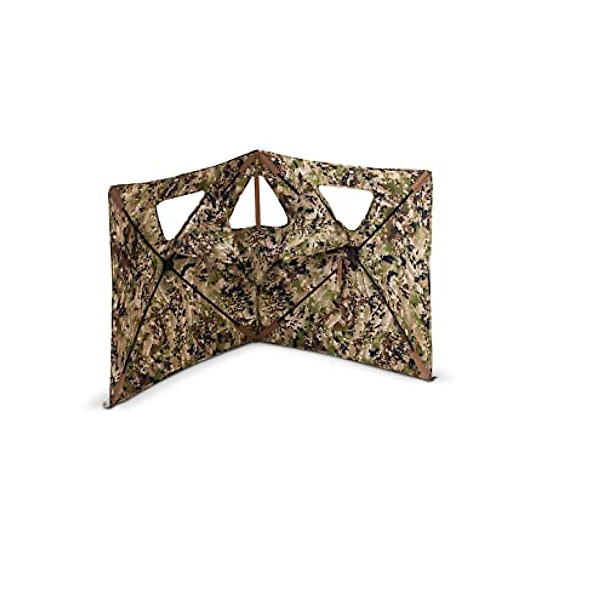 Rig'Em Right HydeOut Go Blind, Compact Two-Hub Turkey and Deer Hunting Blind, Camo Concealment and High Wind Stability, Gore Optifade Subalpine (075-S)