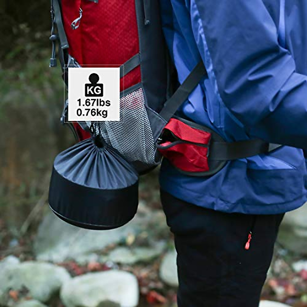 REDCAMP 16 PCS Camping Cookware Mess Kit, Backpacking Cooking Set for 3-4 Persons, Anodized Aluminum, Compact Lightweight Camping Pots and Pans Set