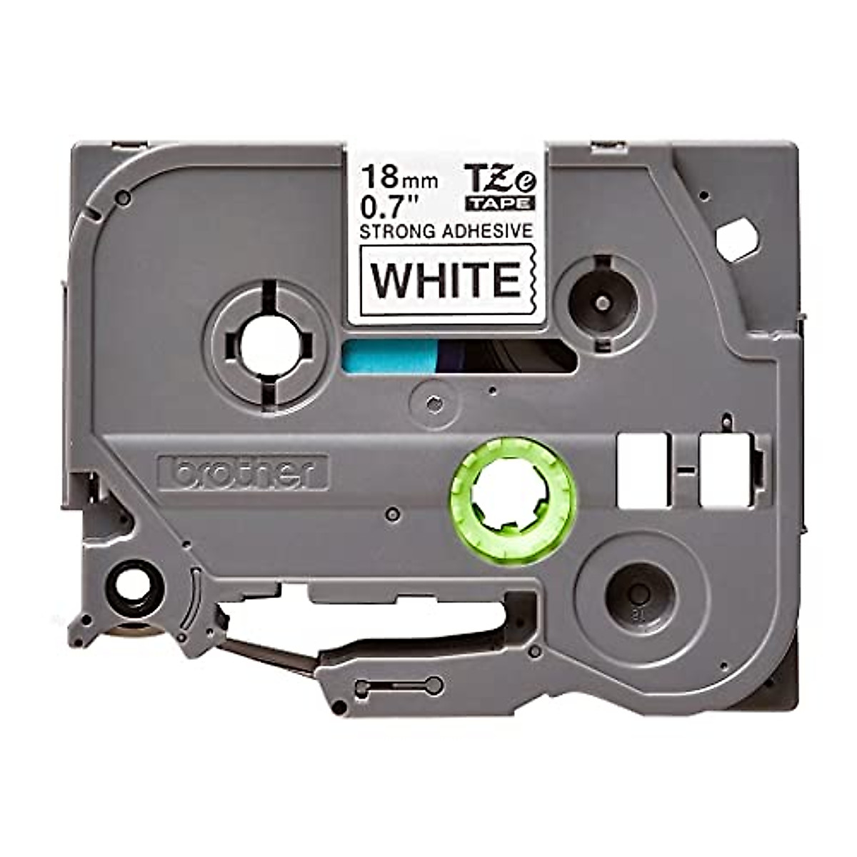 Brother Tzes241 Tze Extra-Strength Adhesive Laminated Labeling Tape, 3/4-Inch W, Black On White