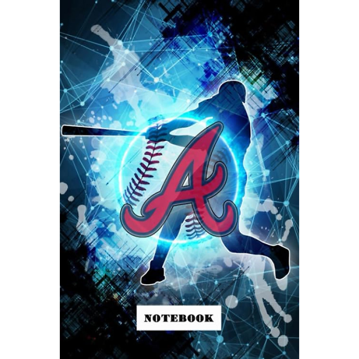 Notebook : Atlanta Braves Lined Notebook Journal 102 Pages - Independence Day Gift Types #27