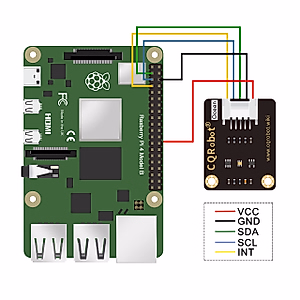 CQRobot Ocean: TSL25911FN Ambient Light Sensor Compatible with Raspberry Pi, Arduino, STM32. 0 to 88000Lux Detection Range, 600M: 1 Wide, for Industry, Mobile Phone, Computer, Lighting, GPS, etc.