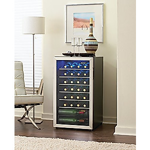 Danby DWC93BLSDB 36 Bottle Freestanding Wine Cooler