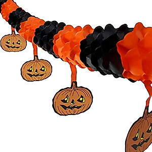 VIEUE Halloween Party Decorations Set Including Honeycomb 3D Wall Spider Ghost and Trick or Treat Door Ornaments for Halloween Decor 12pcs