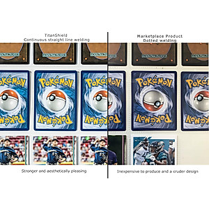 TitanShield Premium 9-Pocket 9 Pocket 100 Pages of Card Sleeves for Trading Card Binder, Baseball Card Binder, Pokemon Card Sleeves and Baseball Card Sleeves