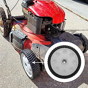 734-04018 Front Wheels Fit for Troy Bilt TB240 Mower - Drive Wheels Tires for Troy Bilt Honda Tuff Cut 210 230 Craftsman Self Propelled Mower, Replace 734-04018A, 734-04018B, 734-04018C, 2 Pack