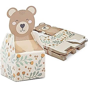 Baby Shower Party Favor Boxes, We Can Bearly Wait (36 Pack)