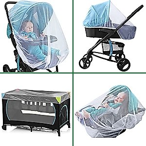 Baby Mosquito Net for Stroller, Car Seat & Bassinet – Premium Infant Bug Netting for Jogger, Carrier & Pack N Play – Toddler Canopy & Gift Packaging