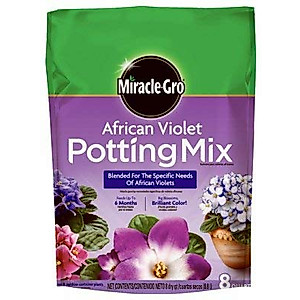 Miracle Gro 72678430 8 Qt African Violet Potting Mix 0.21-0.11-0.16