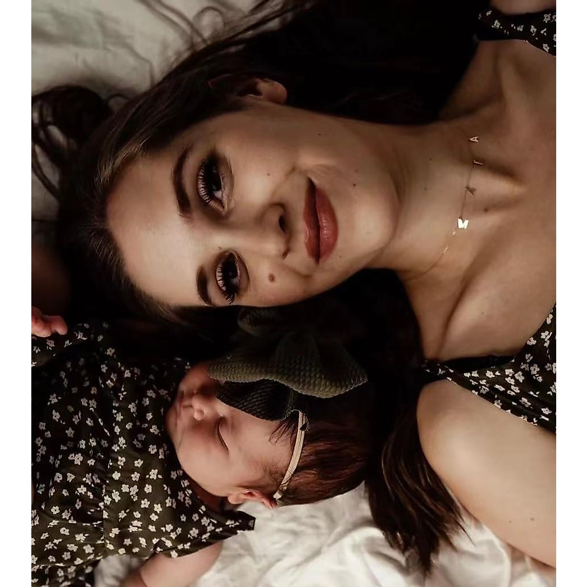 SINYARS Mama Necklace for Women, 14K Gold Plated Dainty Mom Necklace Non Tarnish Jewelry for Mama, Mother Gifts for New Mom, First Time Mommy Gifts, Expecting Mom Gift for Pregnance Friend, Presents for Mom to be Gifts